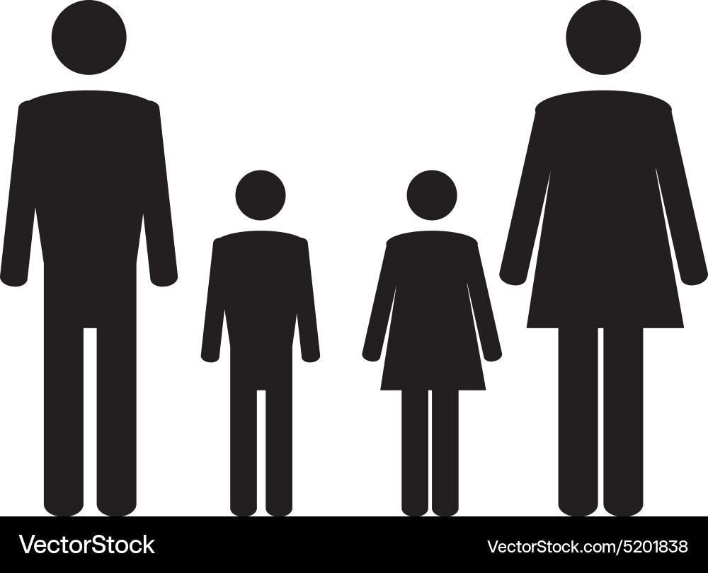 Family symbol Royalty Free Vector Image - VectorStock