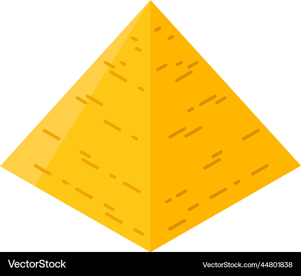 Isometric pyramid Royalty Free Vector Image - VectorStock