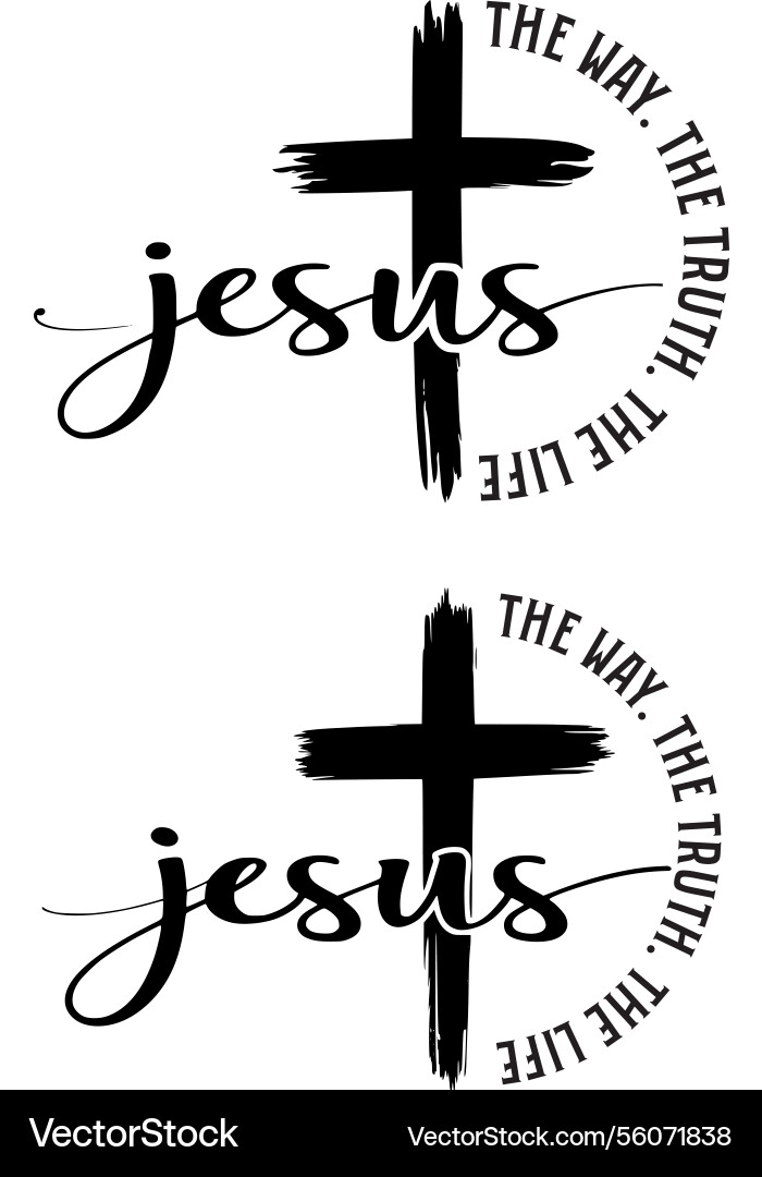 Jesus faith Royalty Free Vector Image - VectorStock