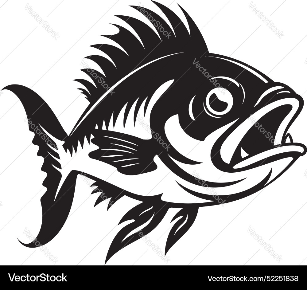 Menacing predator icon chic emblem for a striking Vector Image