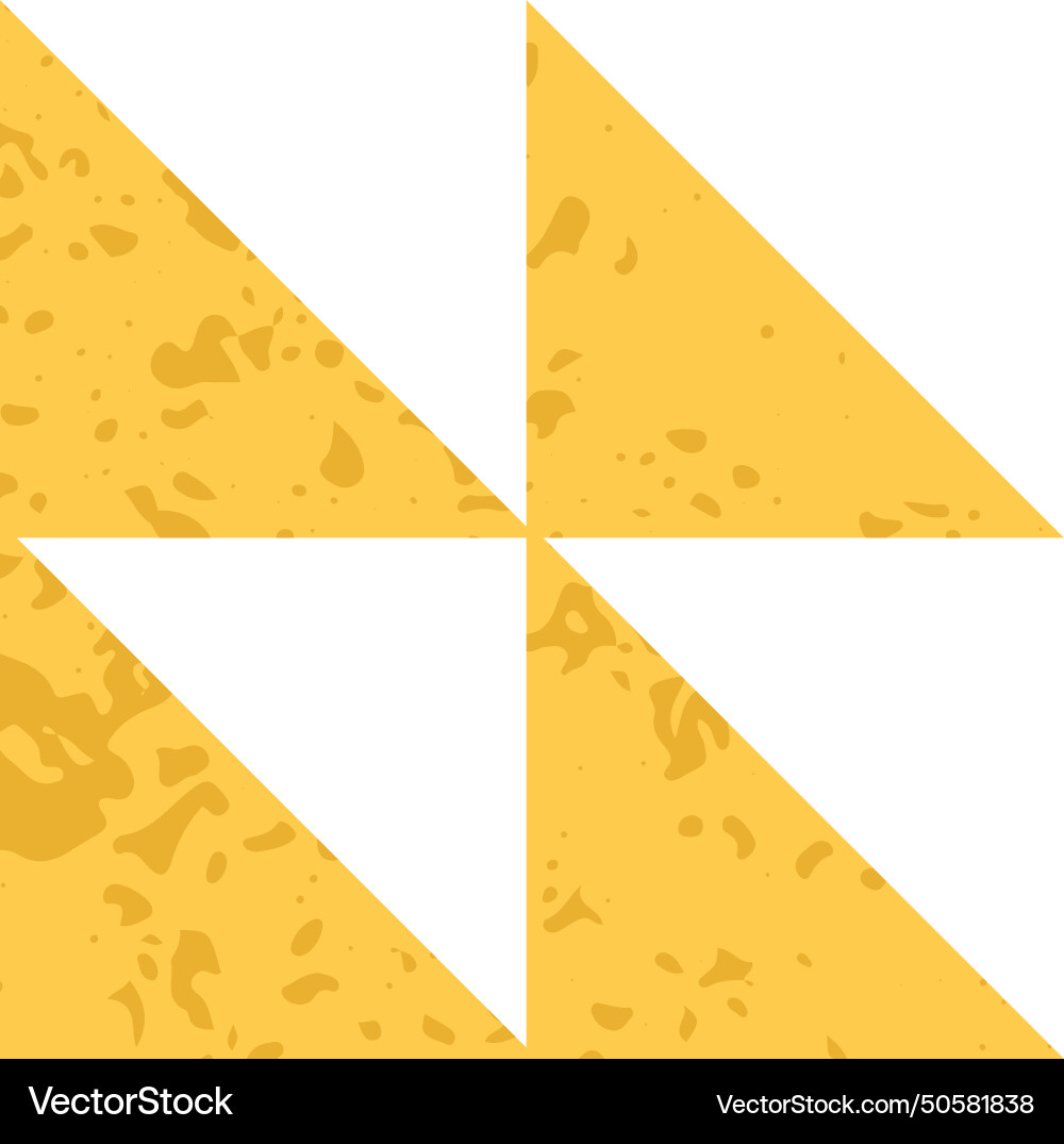 Risograph triangles shape Royalty Free Vector Image