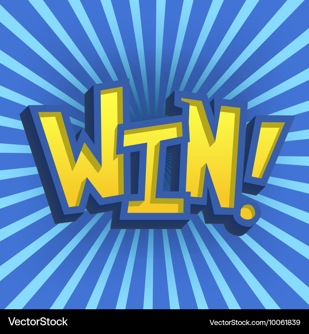 Cartoon lettering 1 Royalty Free Vector Image - VectorStock