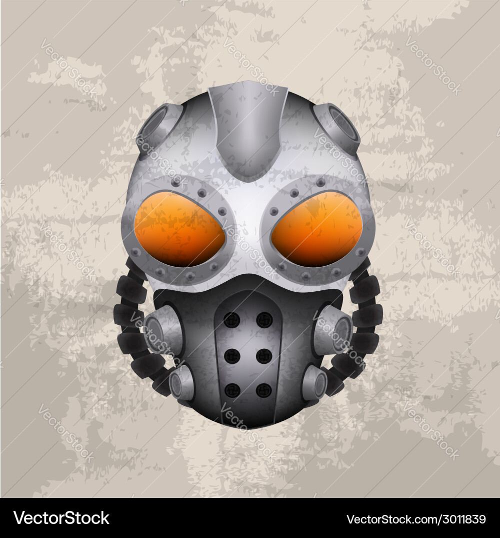 Steampunk Gas Mask Royalty Free Vector Image - VectorStock