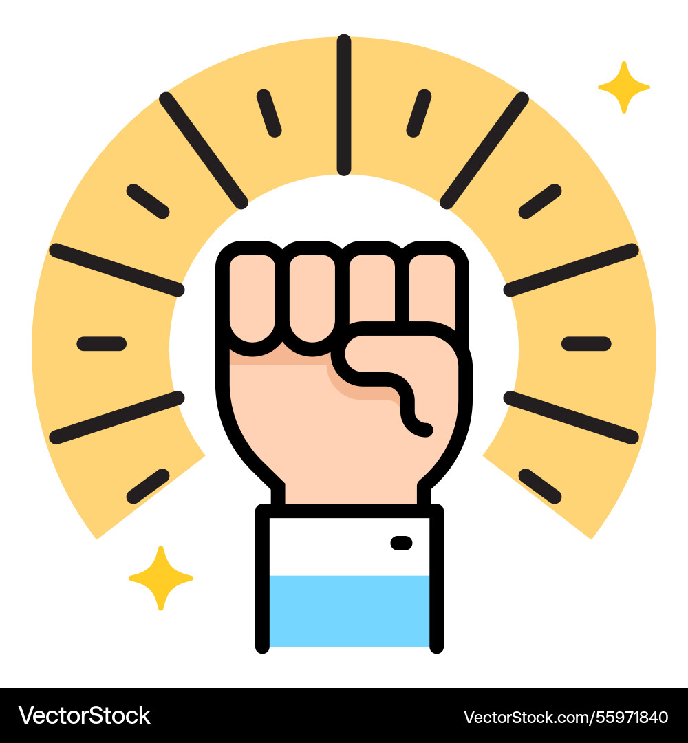 Encouragement color icon Royalty Free Vector Image
