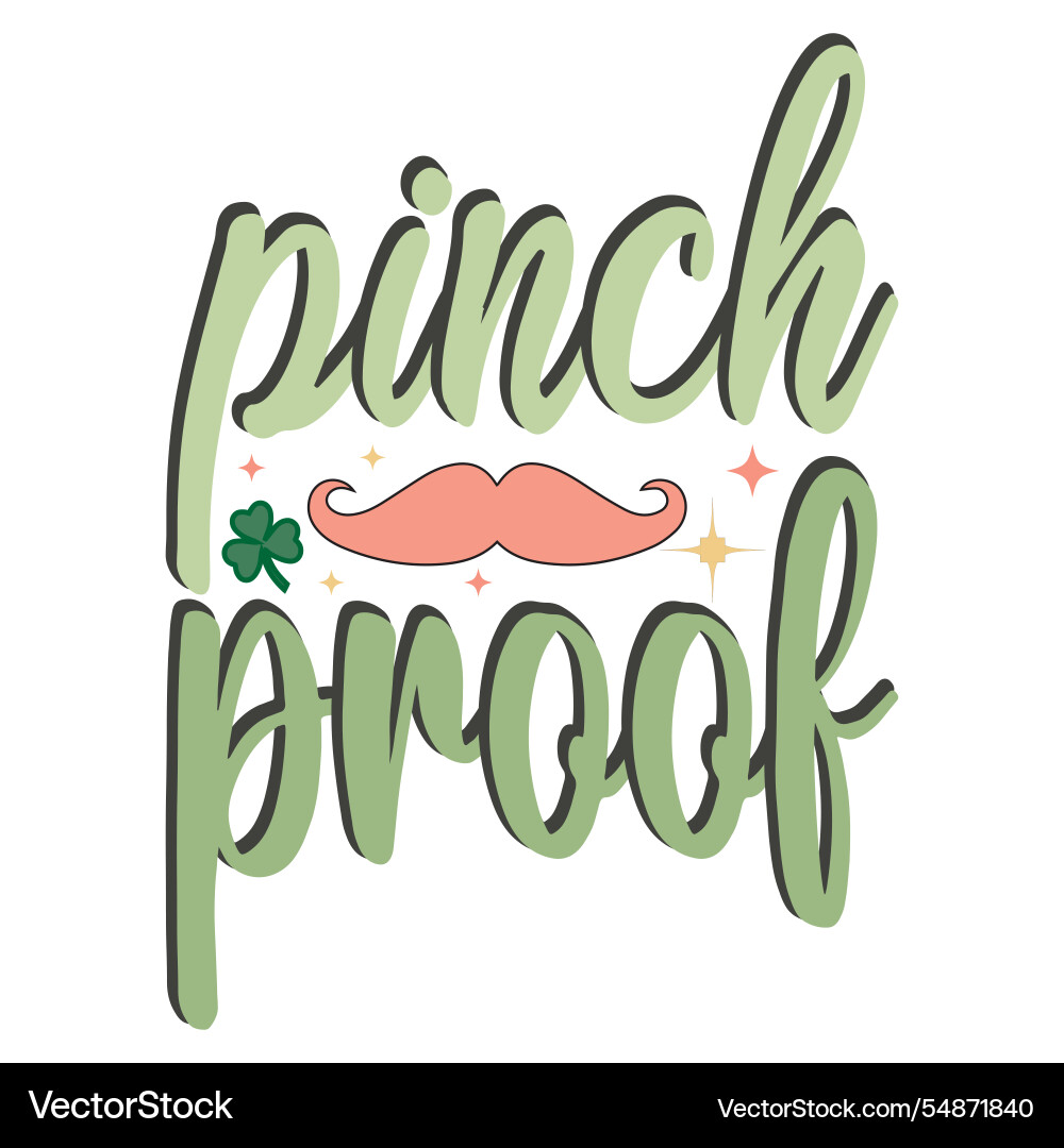 Pinch proof Royalty Free Vector Image - VectorStock