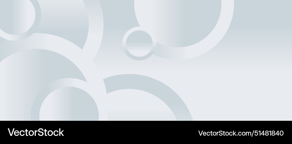 White minimalist simple abstract geometric banner Vector Image