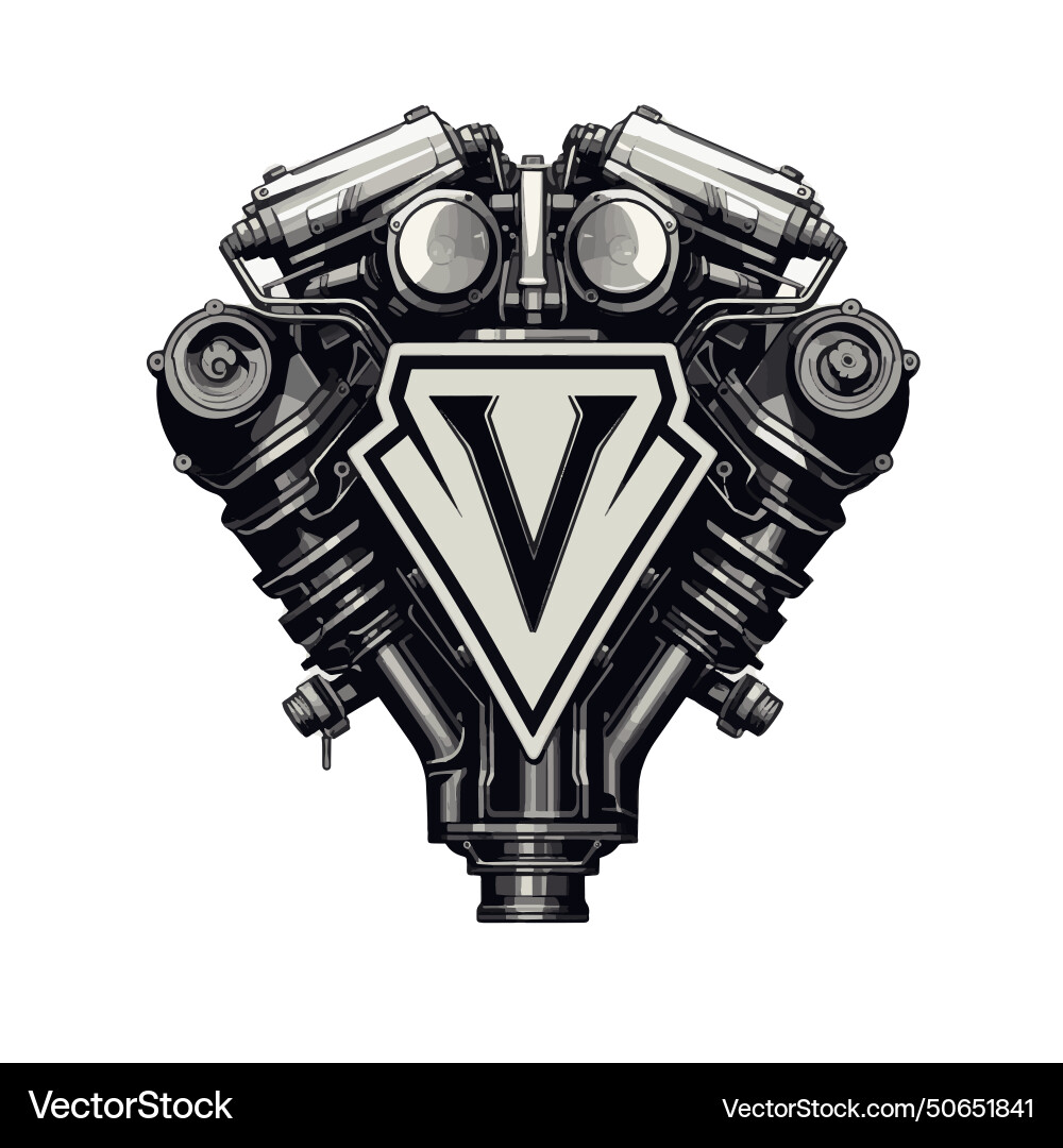 Motor V8 Logo