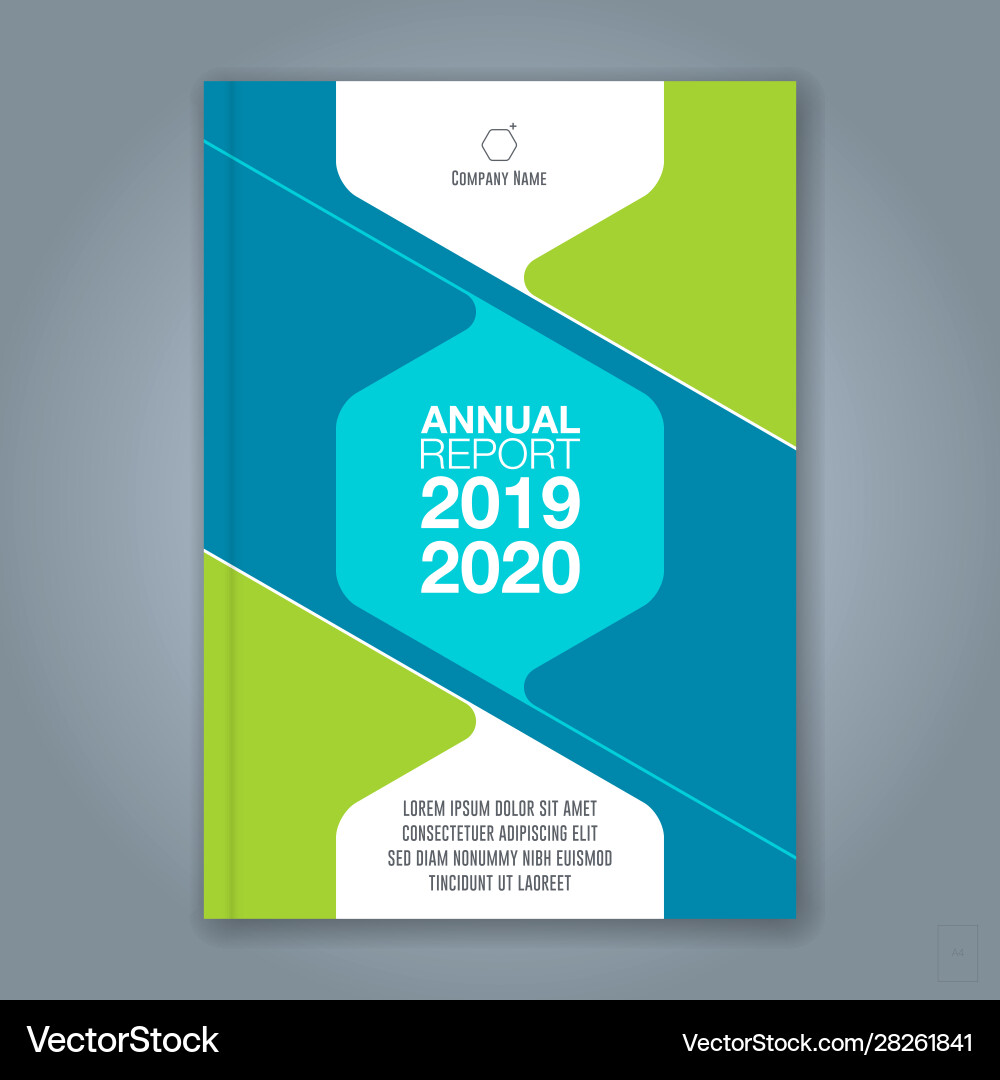 Cover annual report 1279 Royalty Free Vector Image