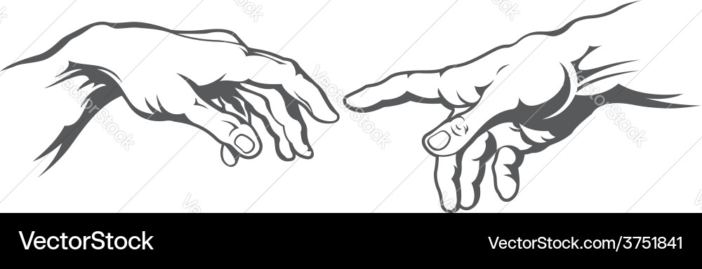 Hand to tattoo Royalty Free Vector Image - VectorStock
