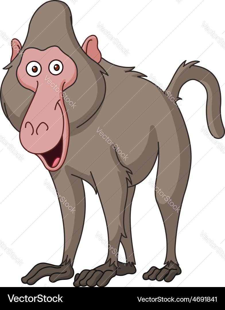 Cartoon Baboon Vector Images (over 2,200)