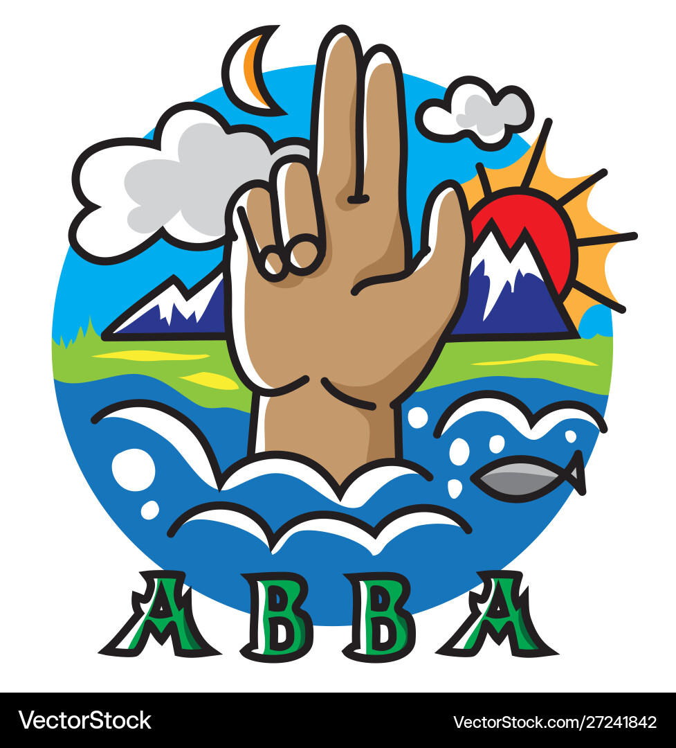 Abba Royalty Free Vector Image - VectorStock