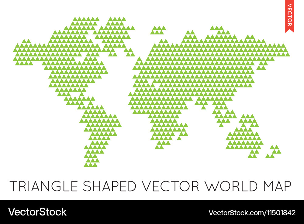 Flat world map infographic Royalty Free Vector Image