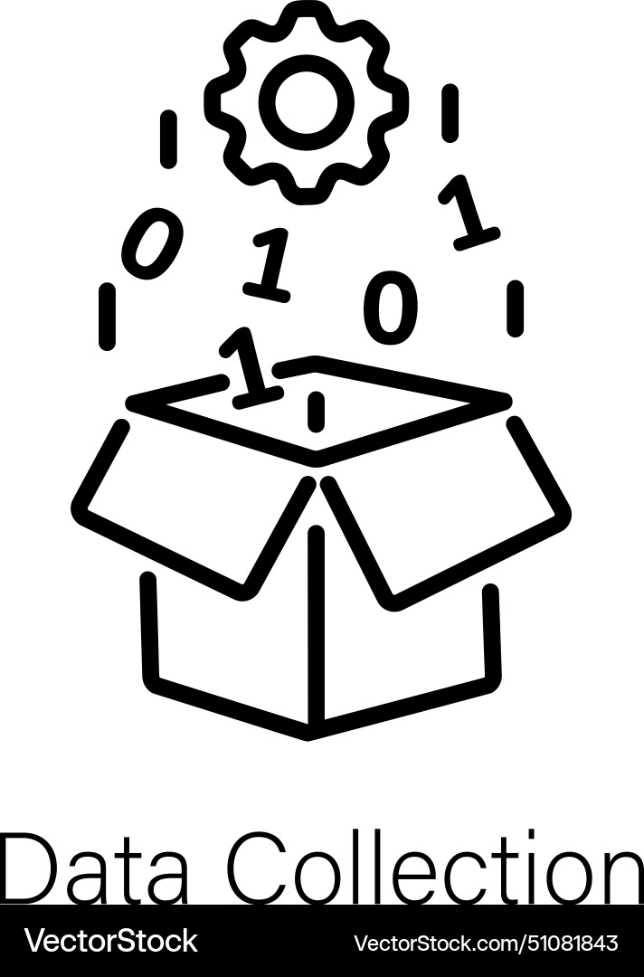 Data collection Royalty Free Vector Image - VectorStock