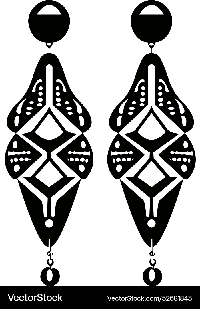 Earrings designs- jewelry Royalty Free Vector Image
