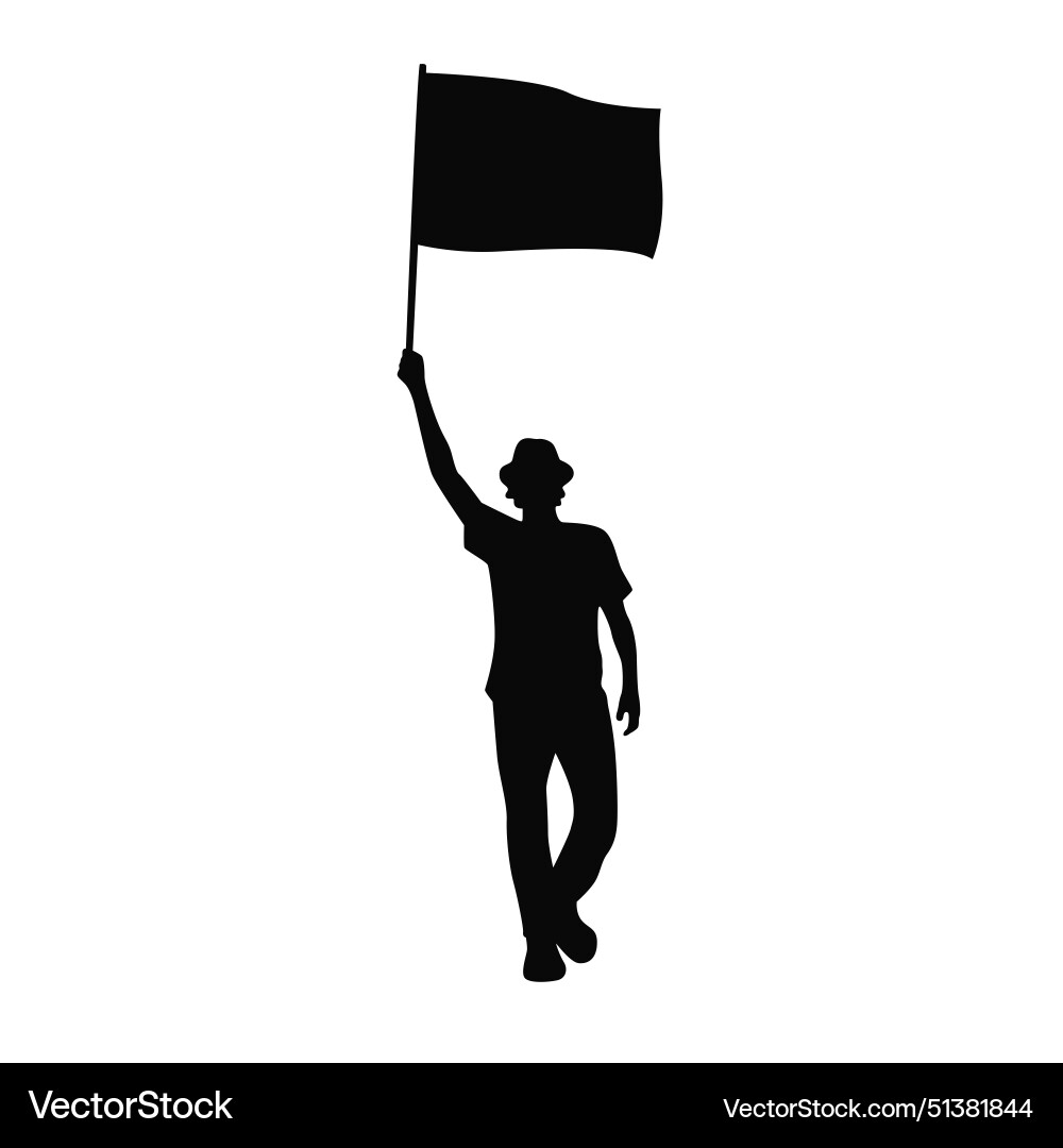 Man protest protesters people Royalty Free Vector Image