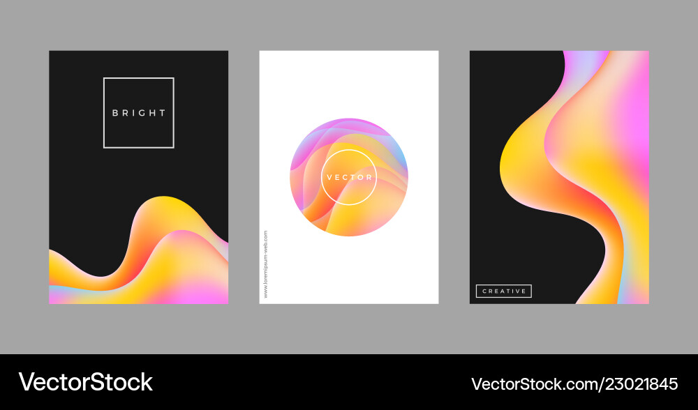 Creative covers Royalty Free Vector Image - VectorStock