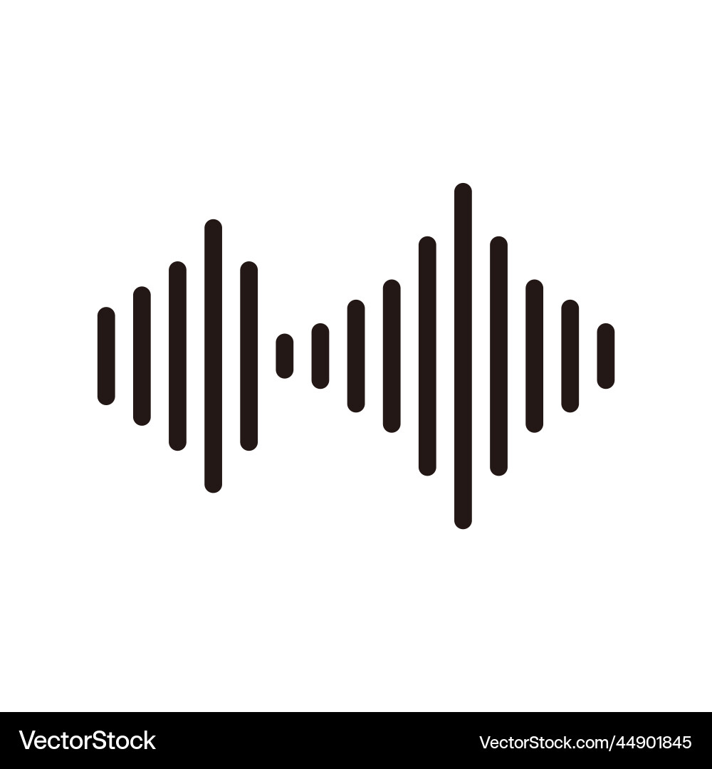Sound Waves Rhythm Royalty Free Vector Image - VectorStock