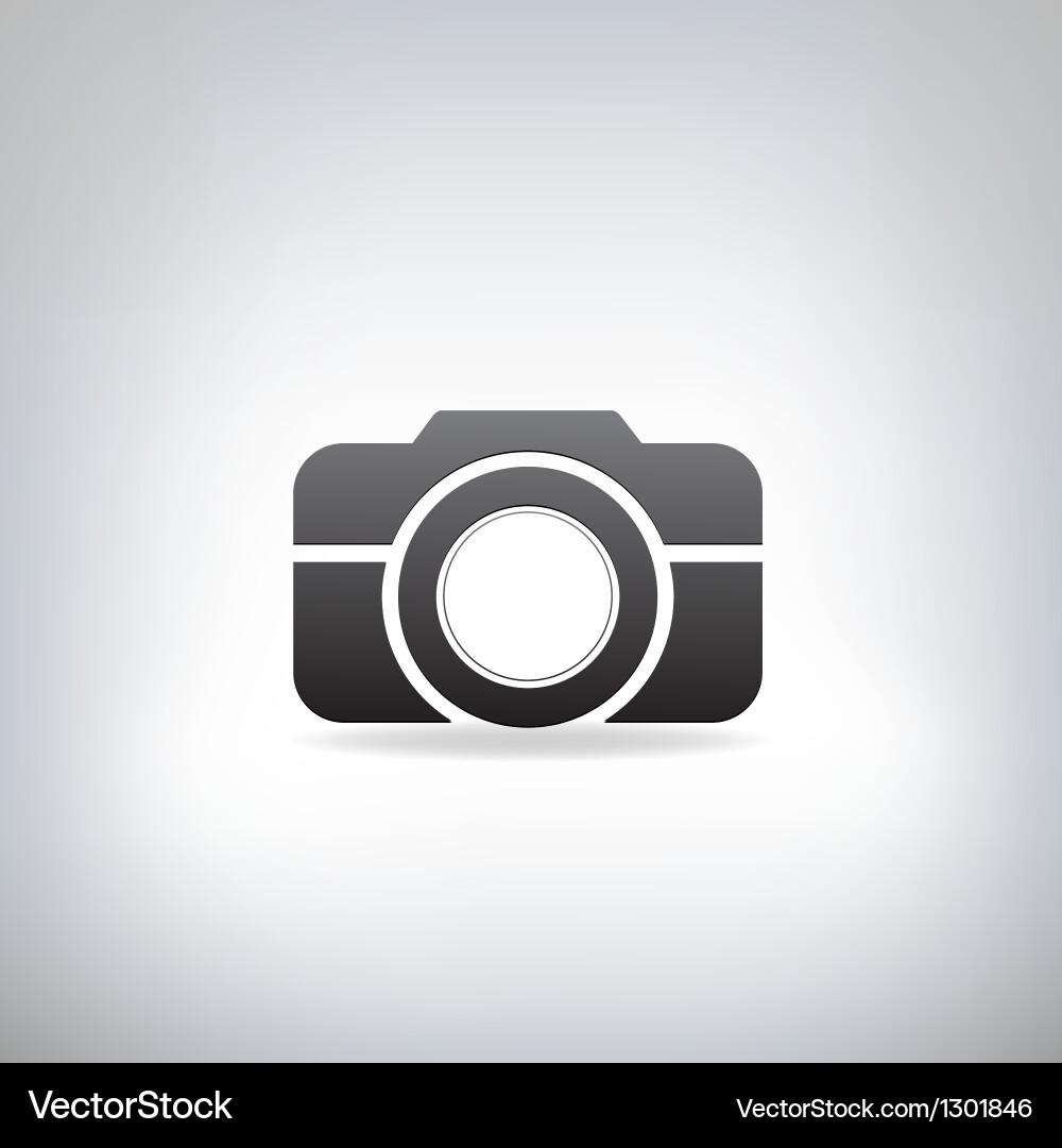 Stylized photo camera Royalty Free Vector Image