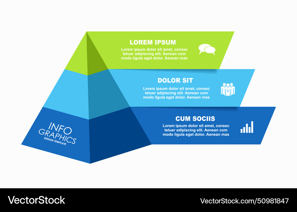 Infographic design template with place Royalty Free Vector