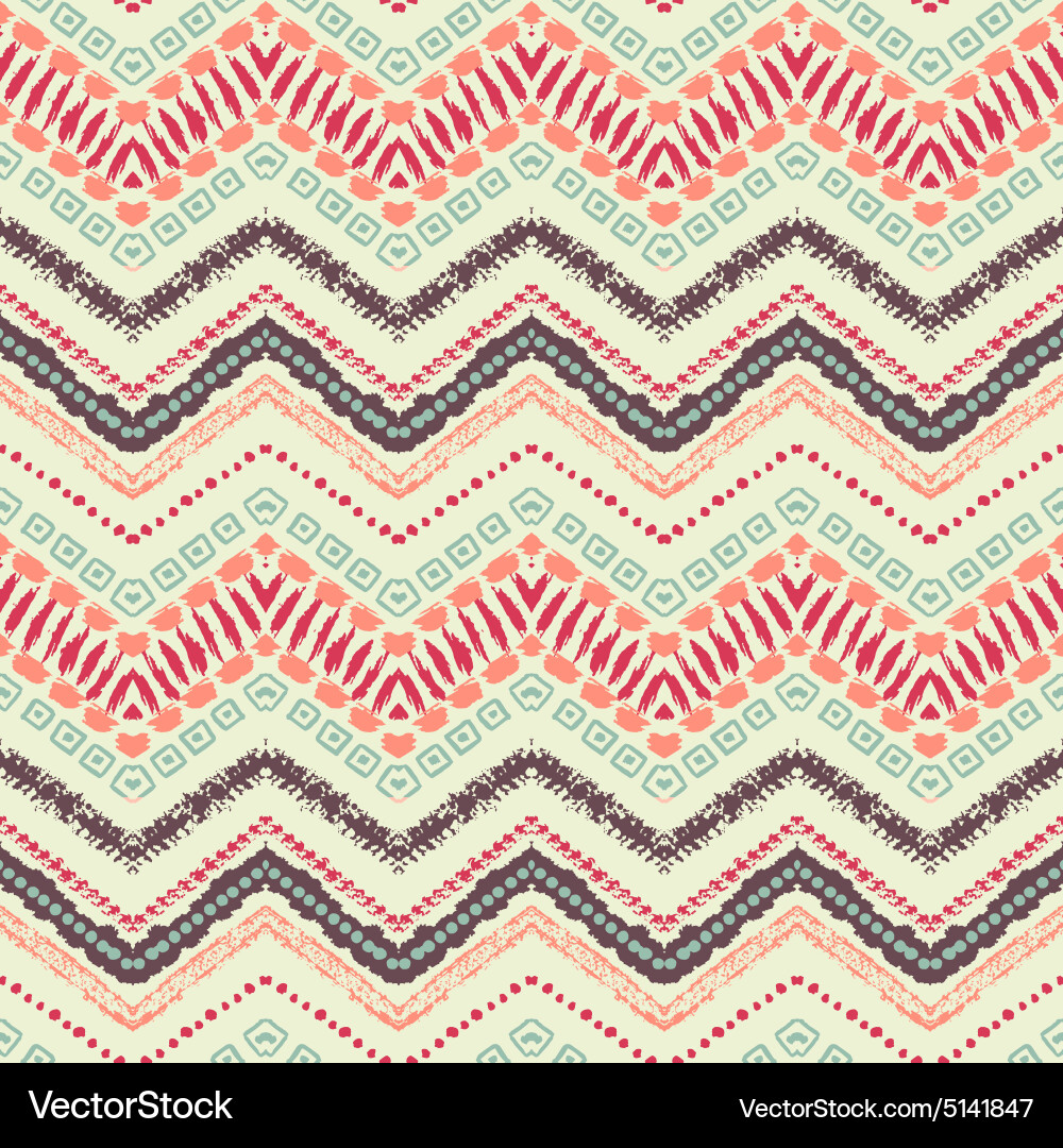 Tribal Zigzag Pattern Royalty Free Vector Image