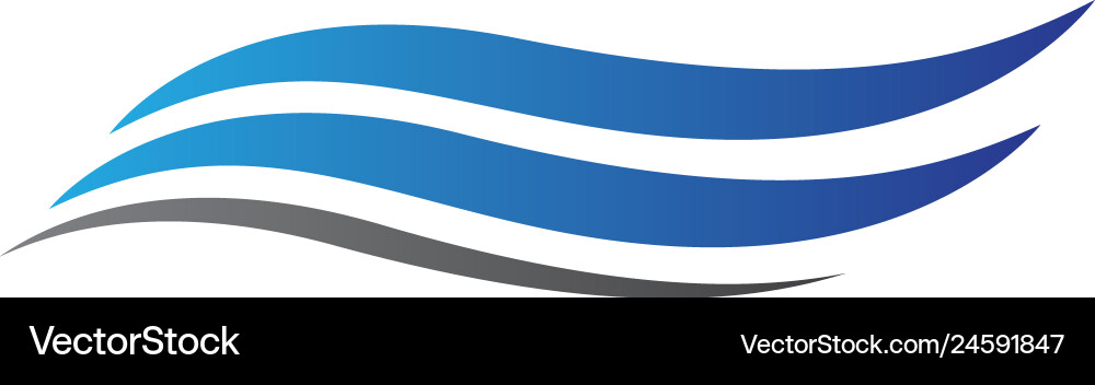 Wave icon Royalty Free Vector Image - VectorStock