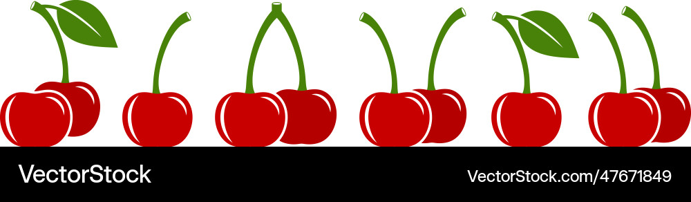 Cherry Royalty Free Vector Image - VectorStock
