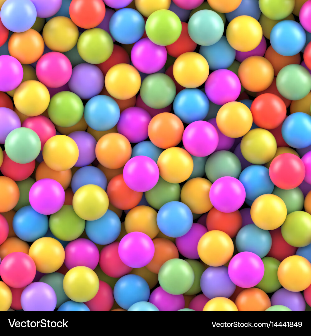Colorful Ball Background Royalty Free Vector Image