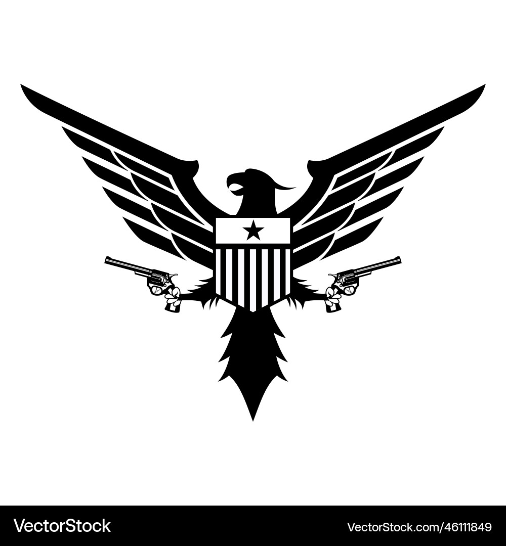 Military Eagle Vector Military Emblem Of An Eagle Vector Images