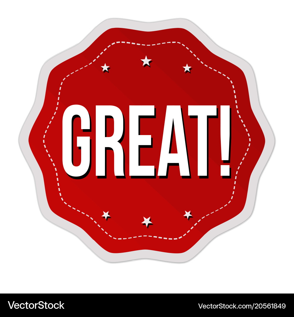 Great grunge rubber stamp Royalty Free Vector Image