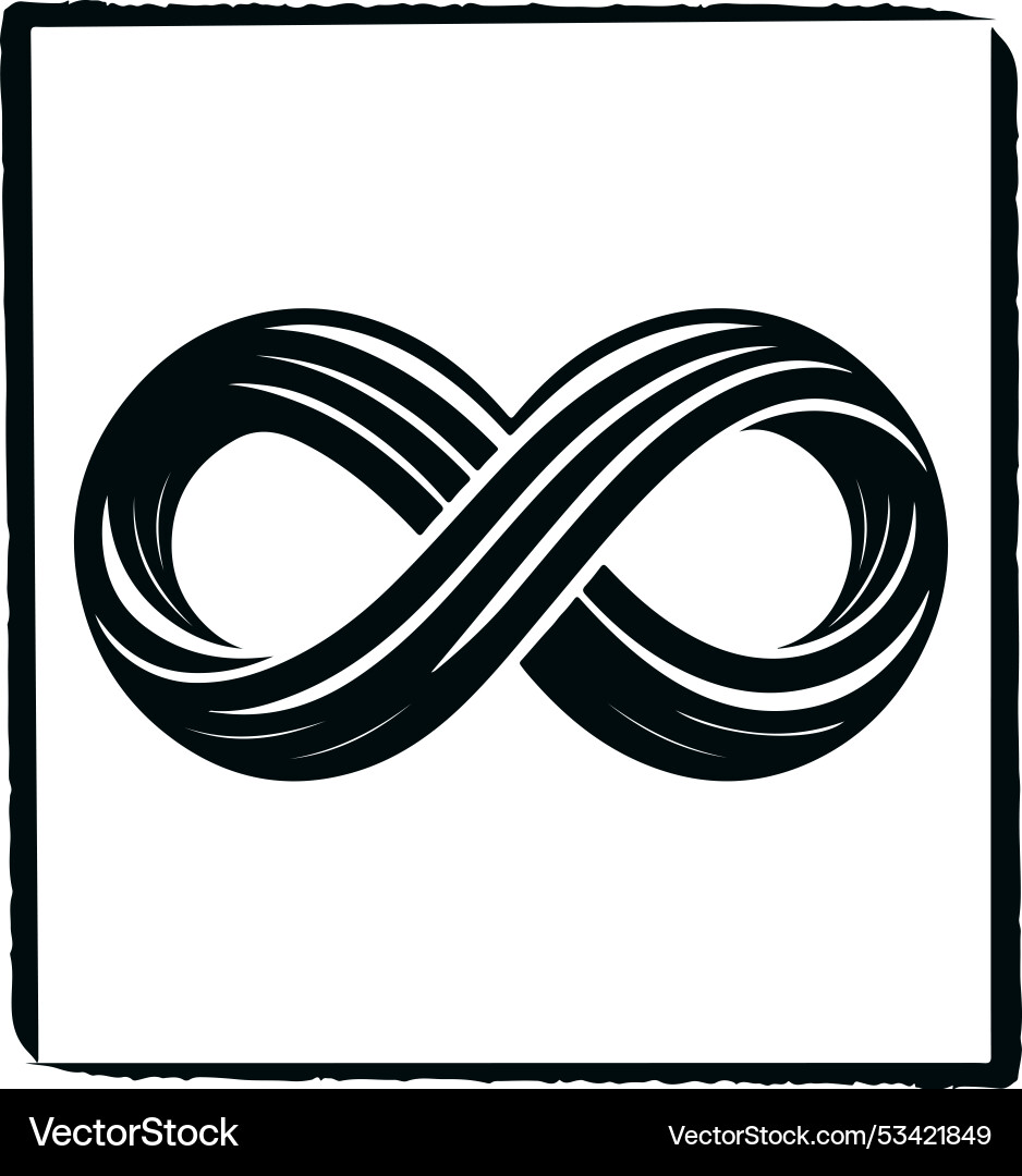 Infinity icon Royalty Free Vector Image - VectorStock