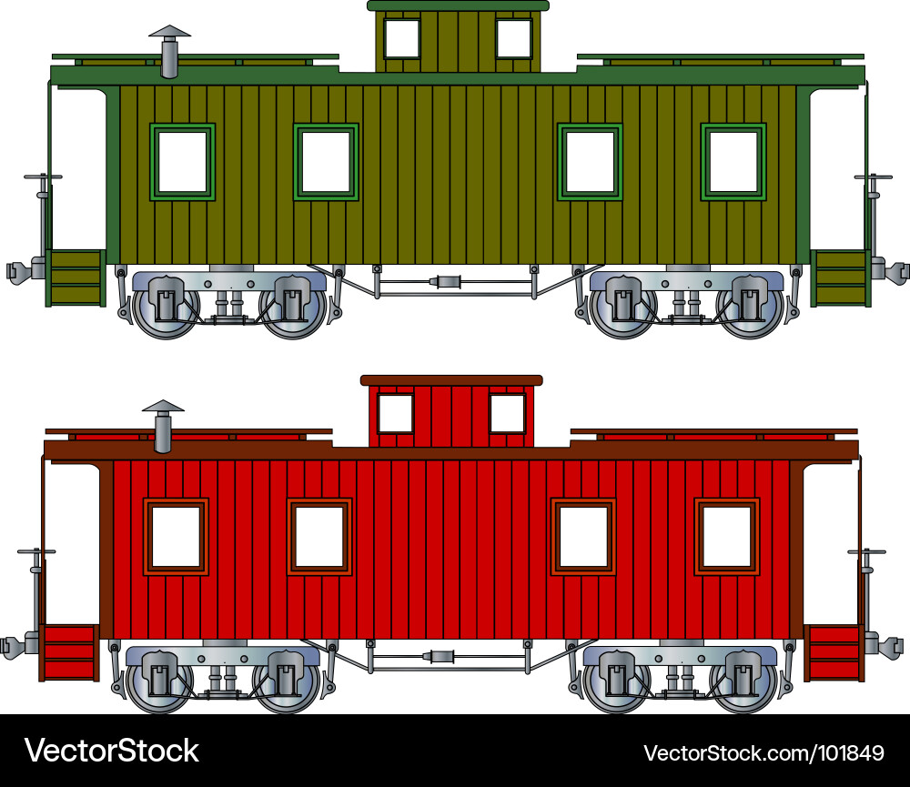 Red Passenger Car Royalty Free Vector Image - VectorStock