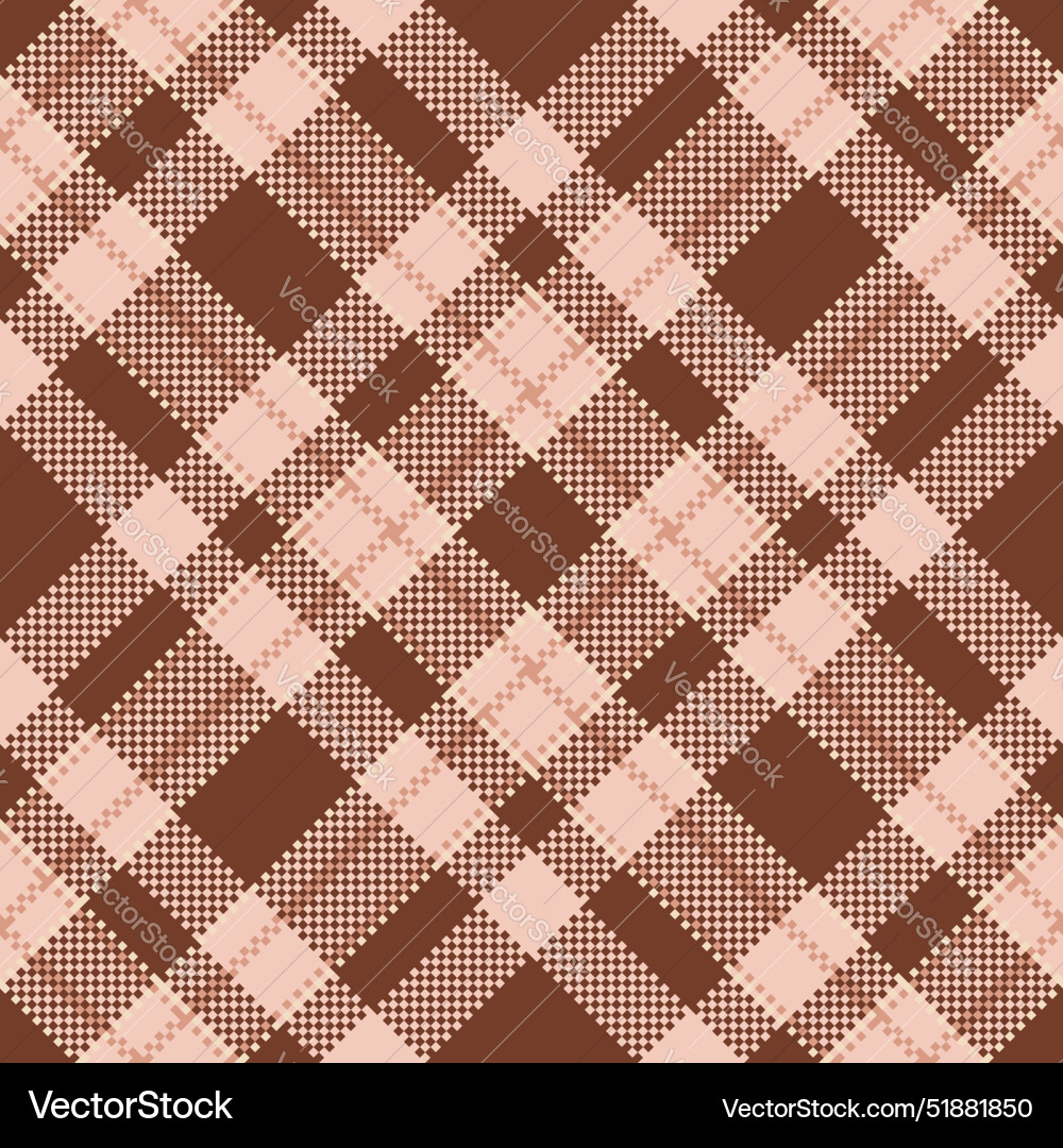 Customize fabric check place texture background Vector Image
