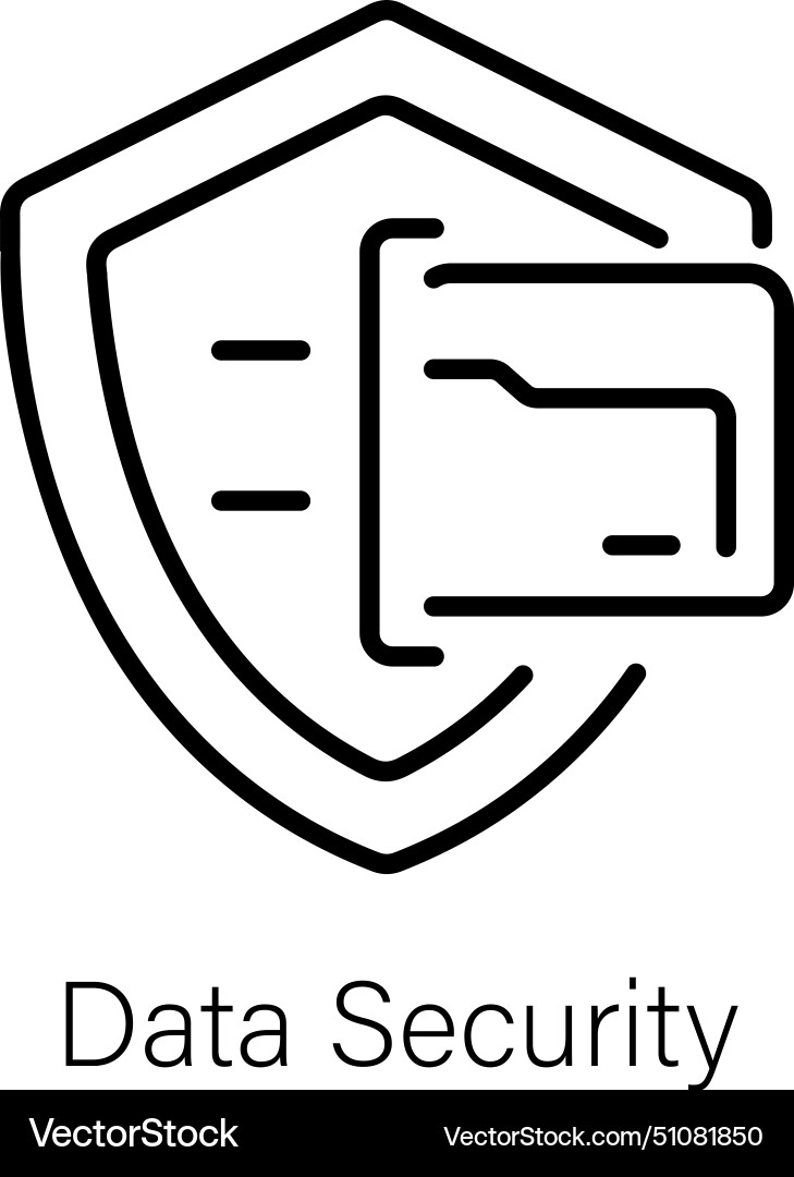 Data security Royalty Free Vector Image - VectorStock