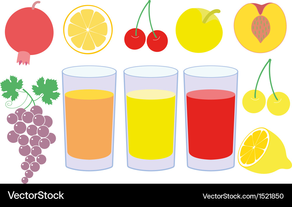 Juice Royalty Free Vector Image - VectorStock