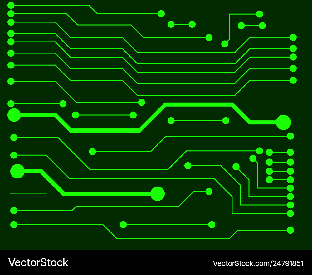 Circuit board eps10 Royalty Free Vector Image - VectorStock