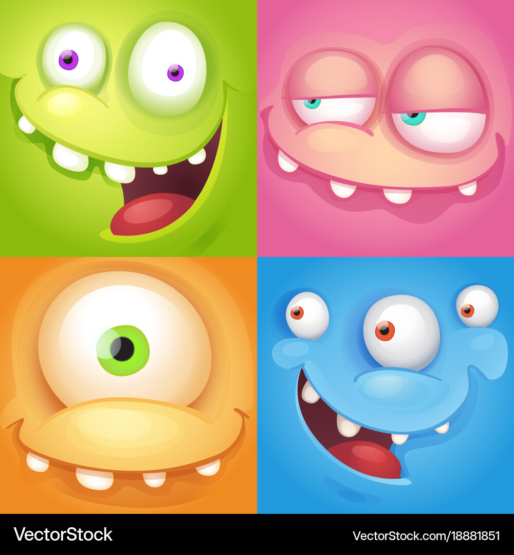 Faces Royalty Free Vector Image - VectorStock
