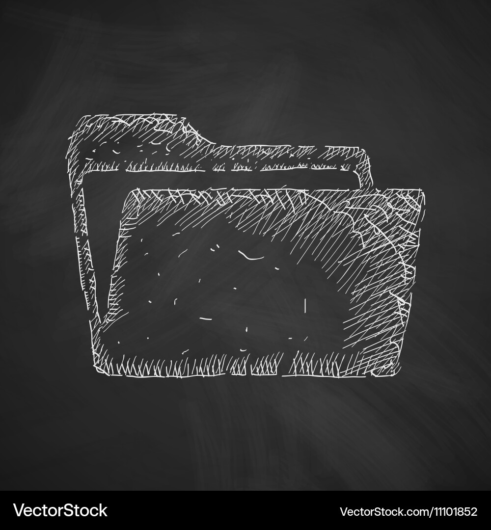 Ordner Icon Lizenzfreies Vektorbild - VectorStock