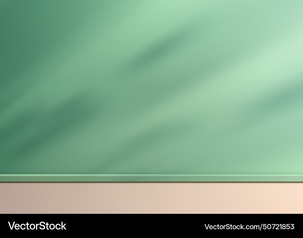 A simple room with green wall background – Royalty-Free Vector ...