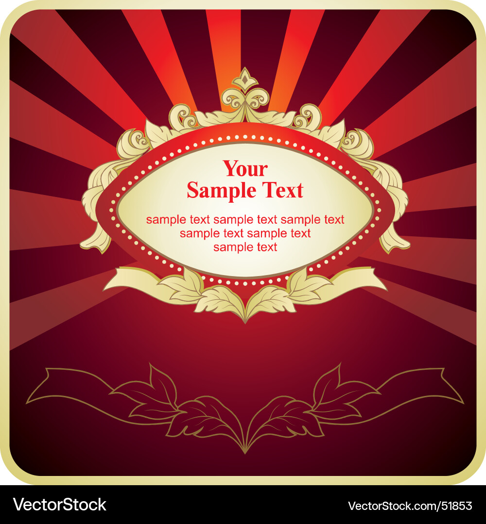 Abstract graphic frame Royalty Free Vector Image