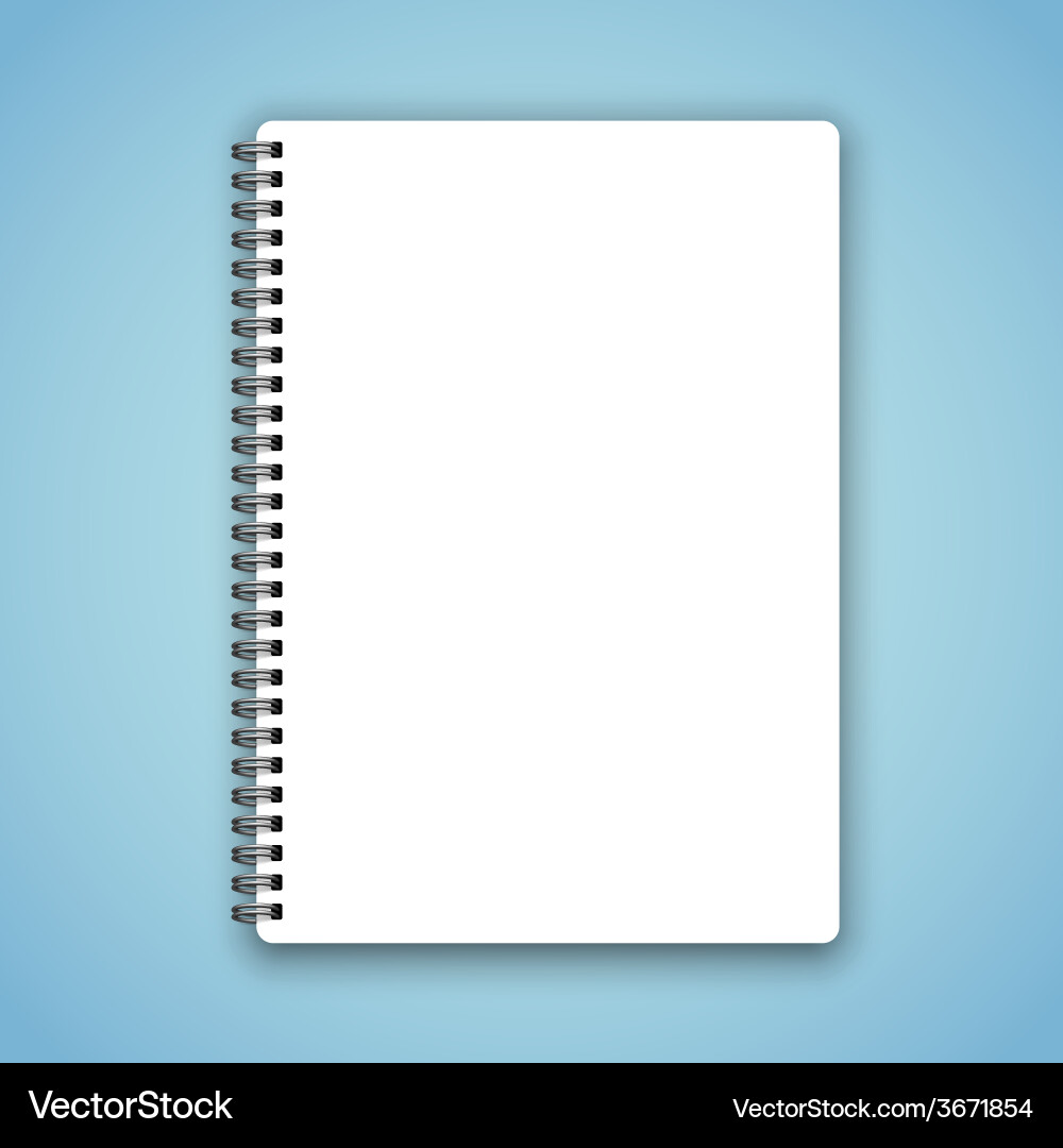 Notebook Royalty Free Vector Image - VectorStock