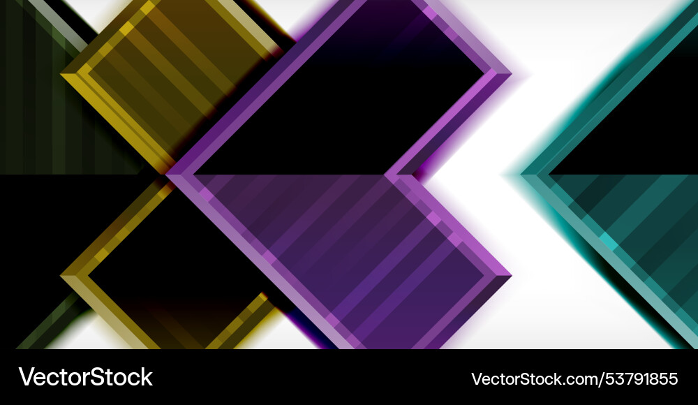 Arrow geometric abstract background – Royalty-Free Vector | VectorStock