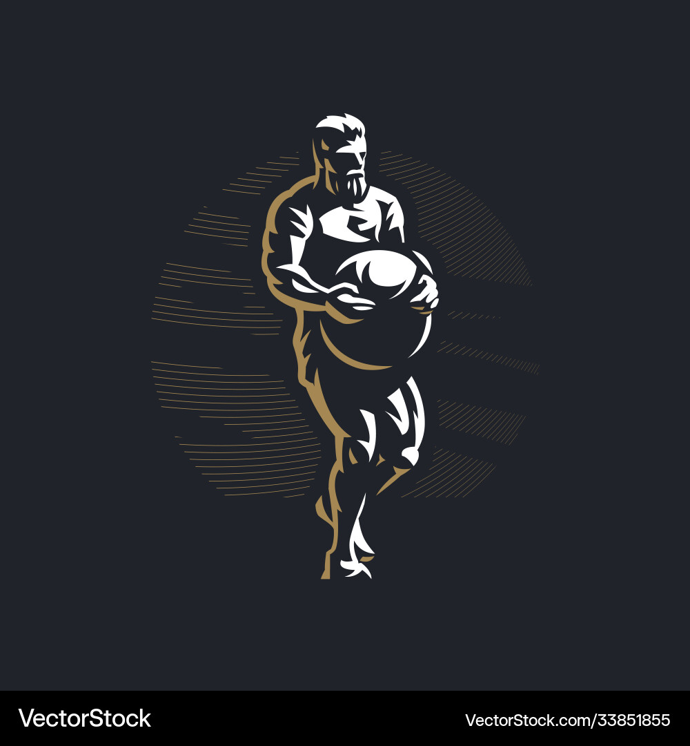 Atlas Stone Strength Symbol Royalty Free Vector Image