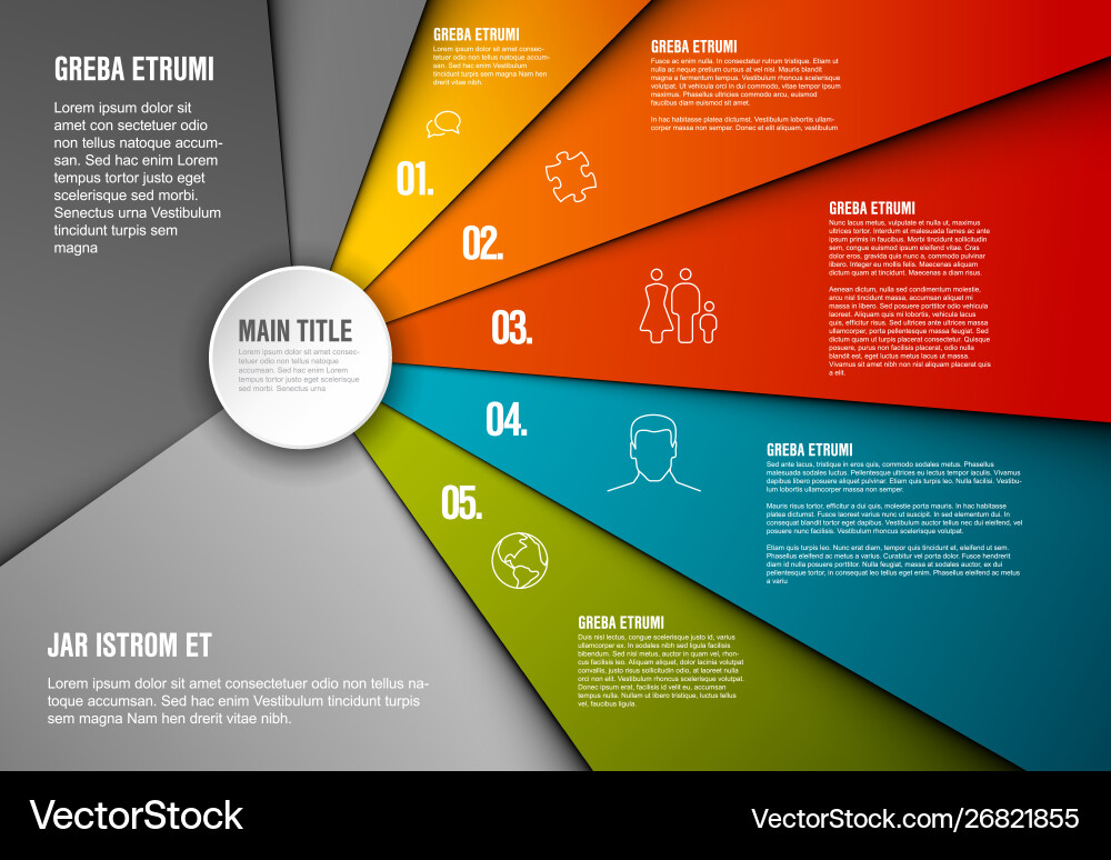 Infographic schema template Royalty Free Vector Image