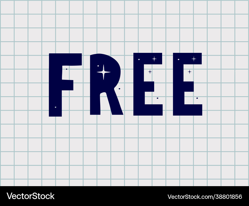 Free hand written lettering calligraphy font Vector Image