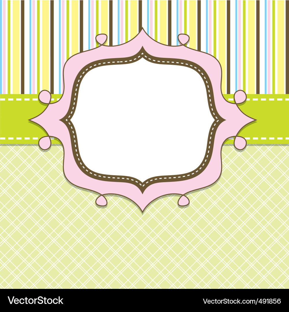 Girl template Royalty Free Vector Image - VectorStock