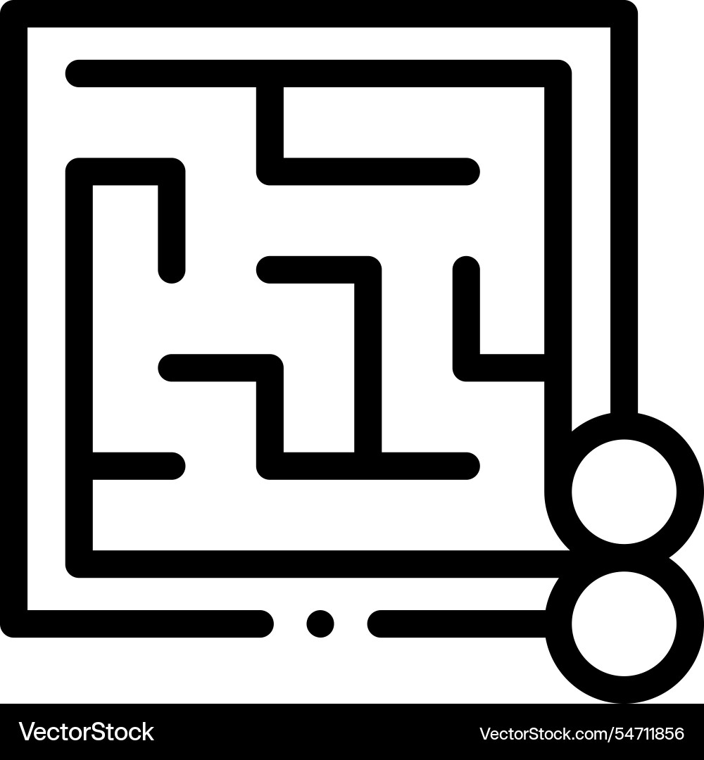 Mead icon thin linear style design isolated Vector Image