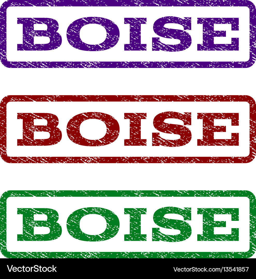 Boise watermark stamp Royalty Free Vector Image