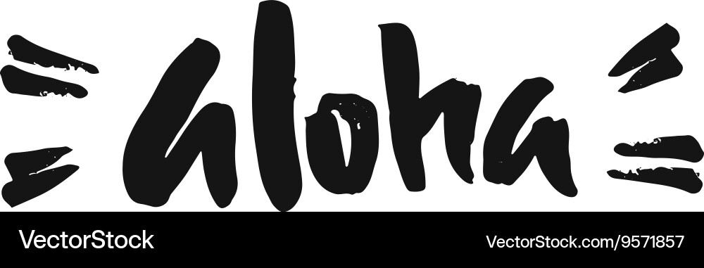 Hand drawn lettering Royalty Free Vector Image