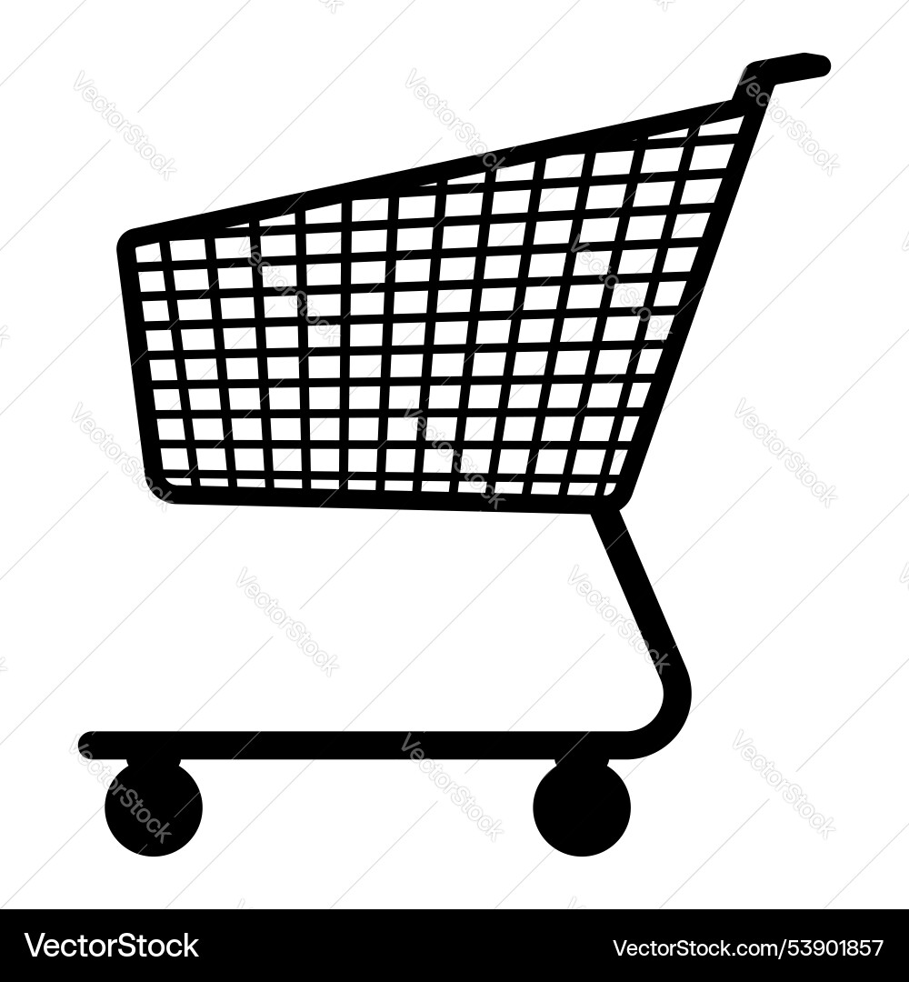 Shopping cart icon symbol Royalty Free Vector Image