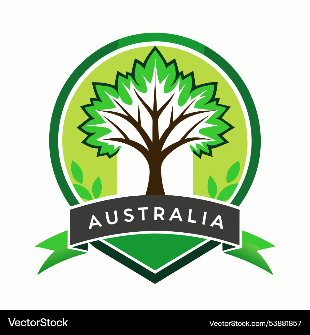 Watercolor green sprout logo Royalty Free Vector Image